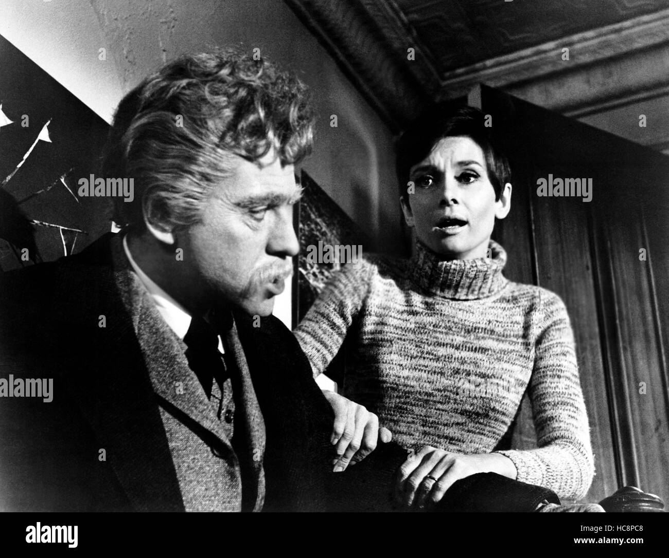 WAIT UNTIL DARK, from left, Alan Arkin, Audrey Hepburn, 1967 Stock ...