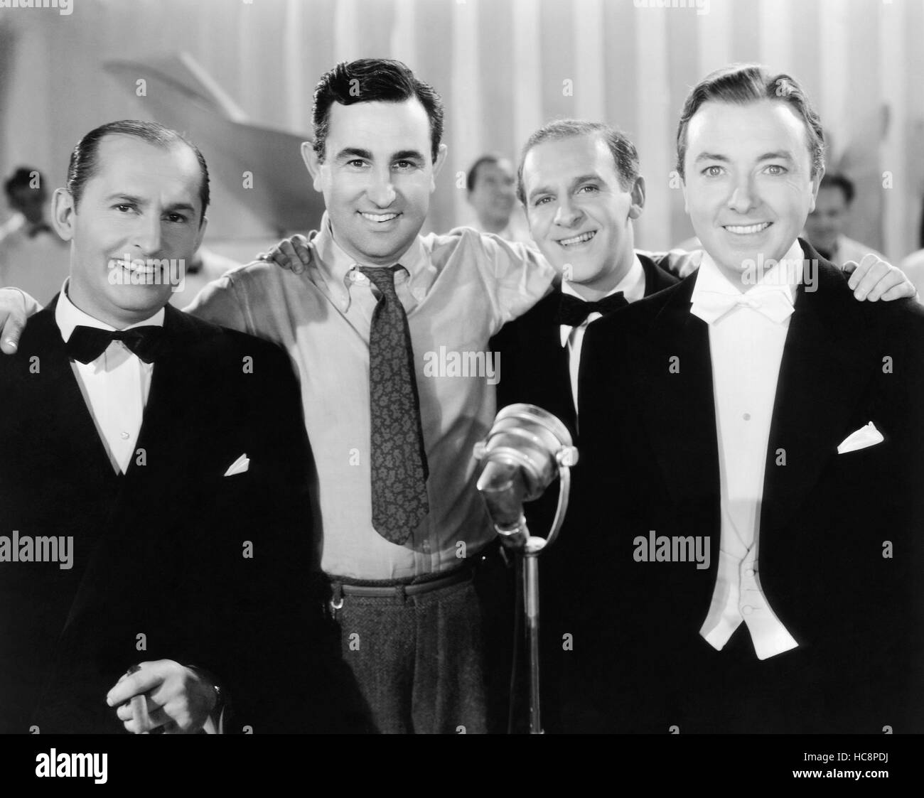 WAKE UP AND LIVE, from left, Ben Bernie, director Sidney Lanfield ...