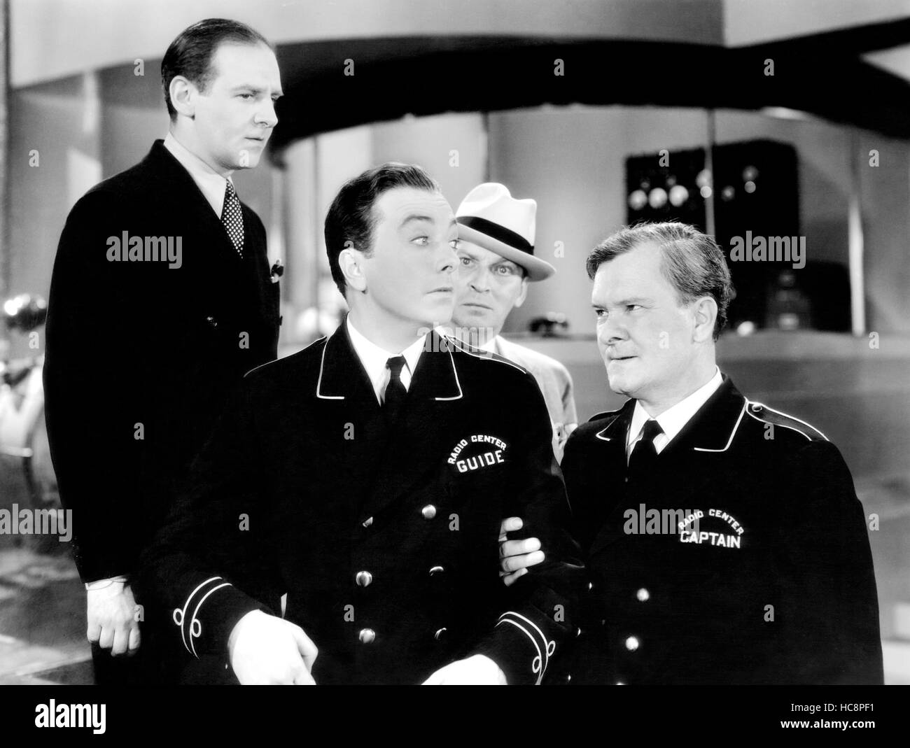 WAKE UP AND LIVE, from left, Walter Winchell, Jack Haley, Ned Sparks ...