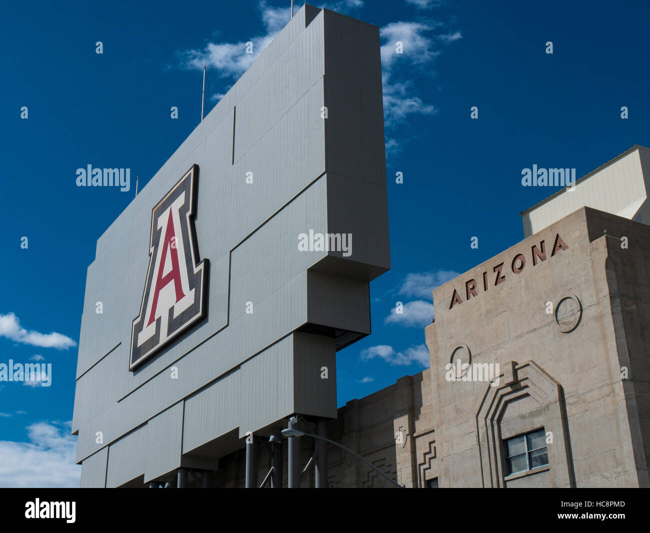 Arizona football Stadium, University of Arizona campus, Tucson, Arizona ...