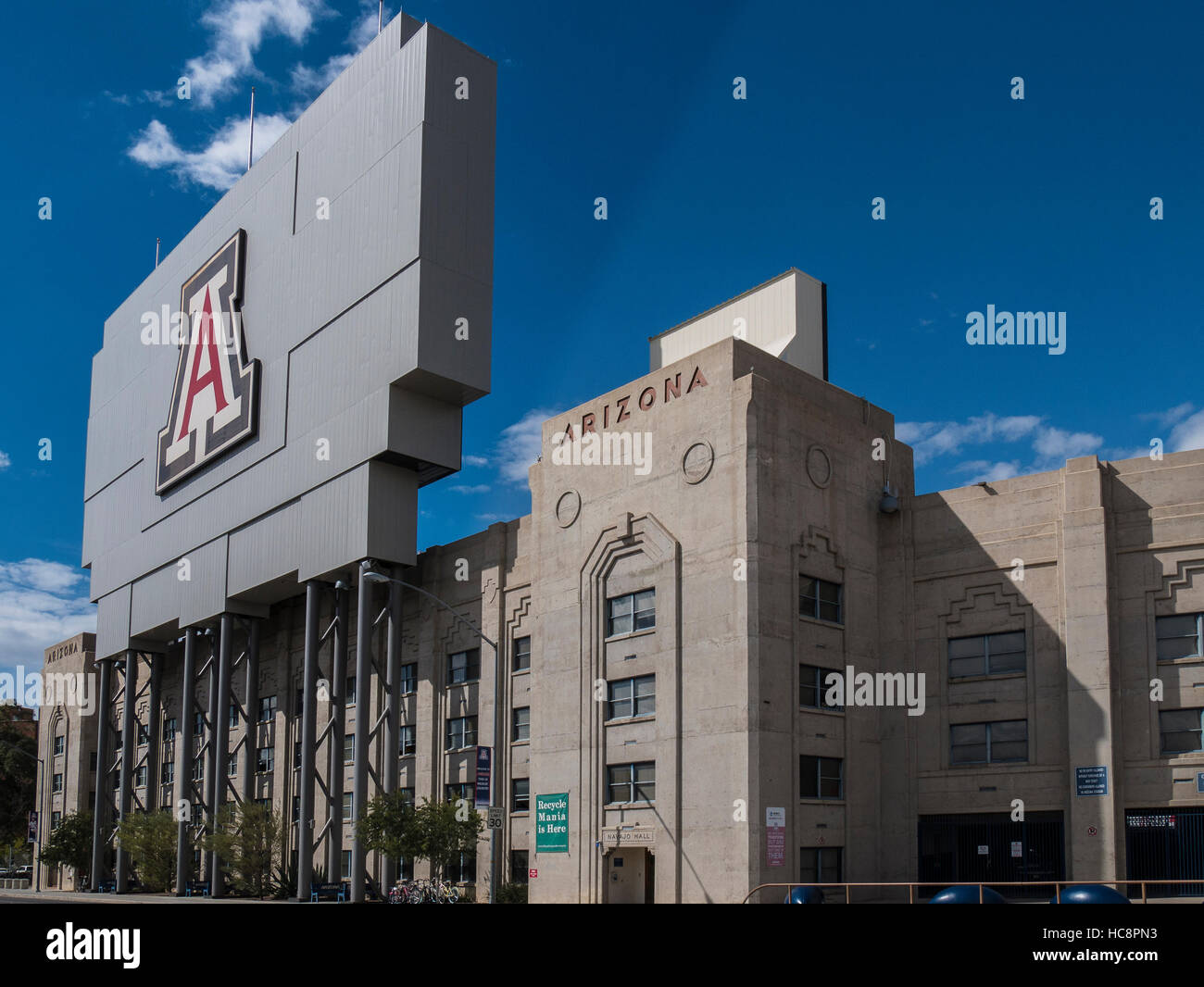 Arizona football Stadium, University of Arizona campus, Tucson, Arizona ...