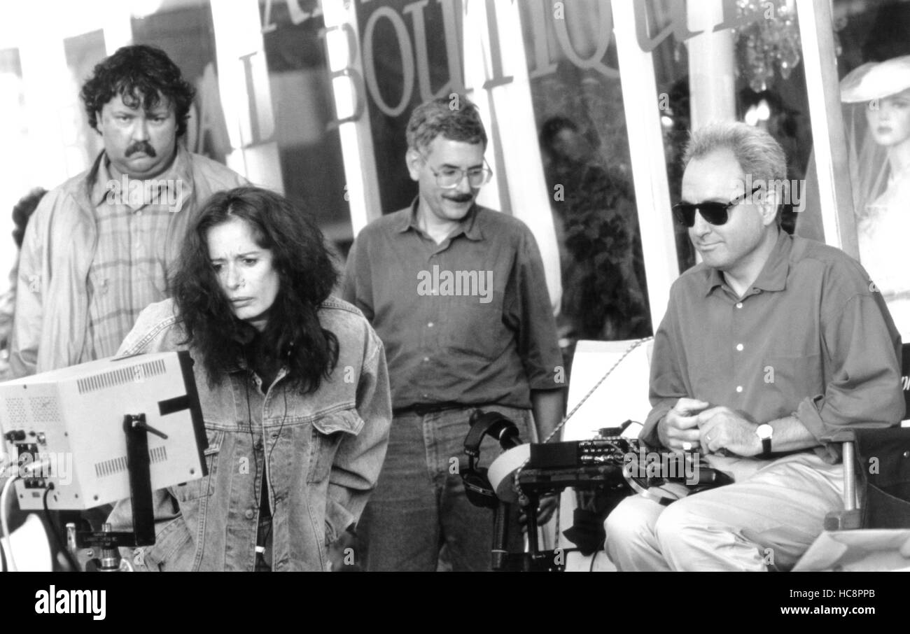 WAYNE'S WORLD, Michael G. Hagerty (left), director Penelope Spheeris ...
