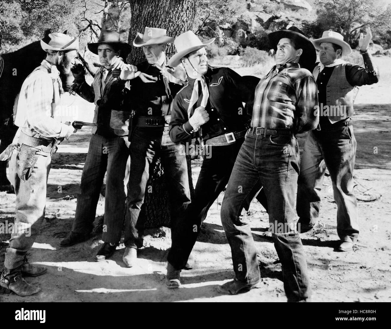 WESTERN CYCLONE, from left: Al St John, Hal Price, Jack Ingram, Buster ...
