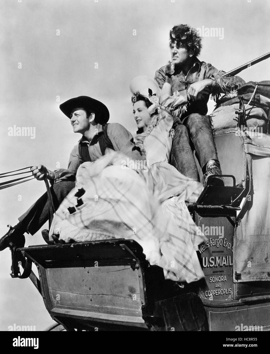 WELLS FARGO, Joel McCrea, Frances Dee, Bob Burns, 1937 Stock Photo - Alamy