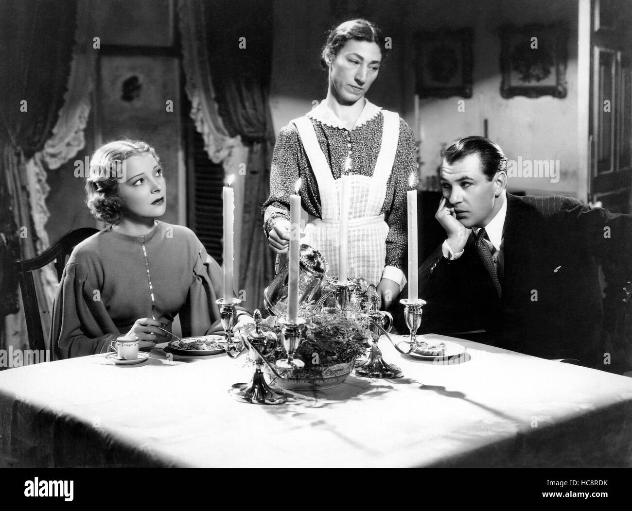 THE WEDDING NIGHT, Helen Vinson, Hilda Vaughn, Gary Cooper, 1935 Stock ...