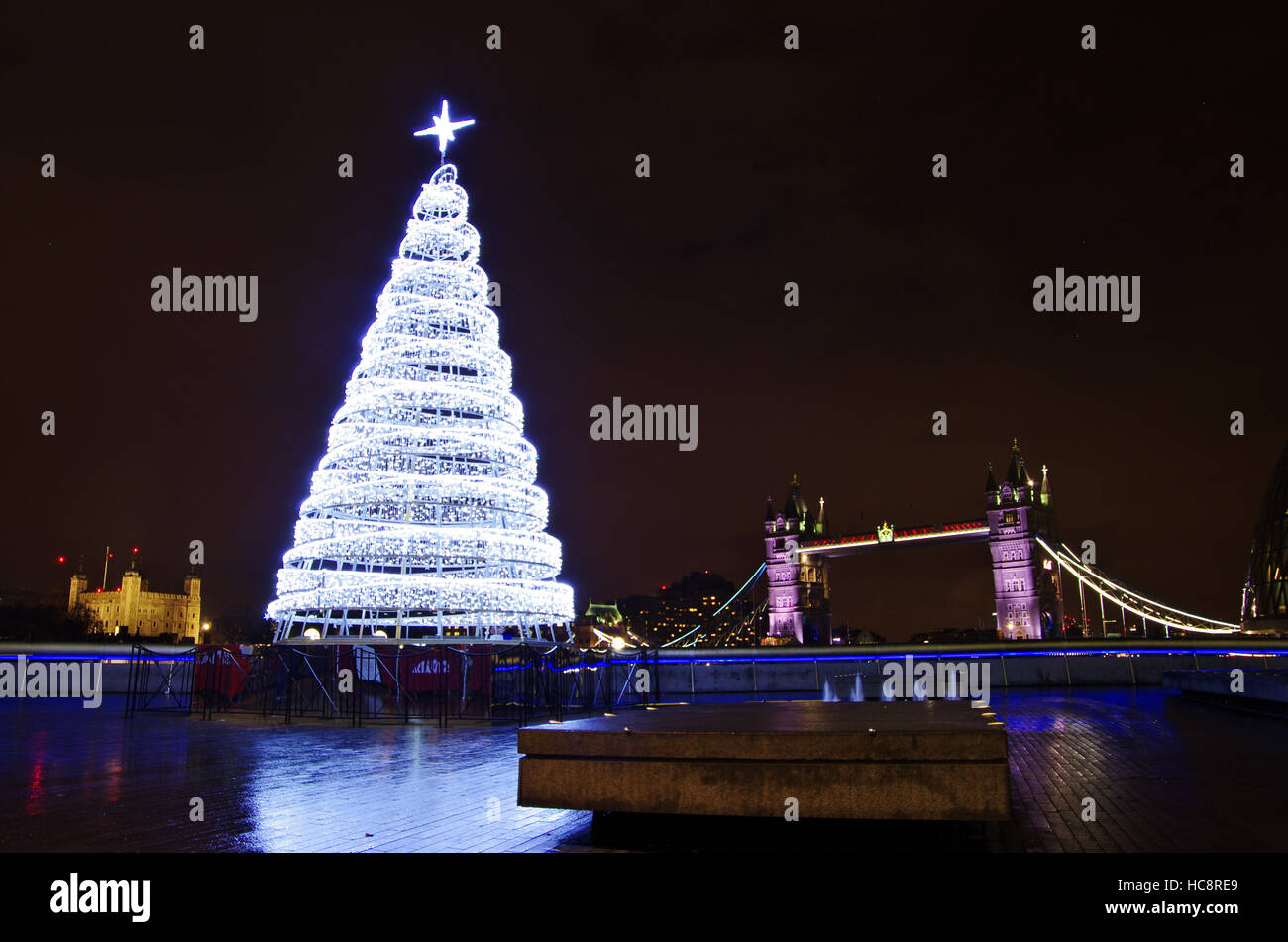 Tower Bridge At Christmas