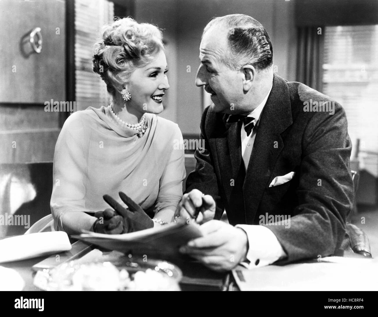 WE'RE NOT MARRIED!, from left, Zsa Zsa Gabor, Louis Calhern, 1952 ...