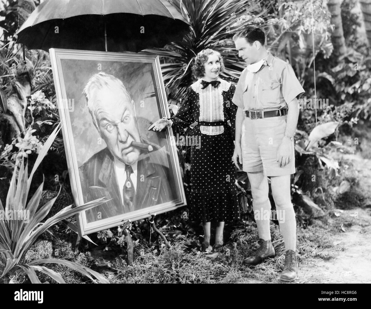 WE'RE NOT DRESSING, from left: George Barbier (in painting), Gracie ...