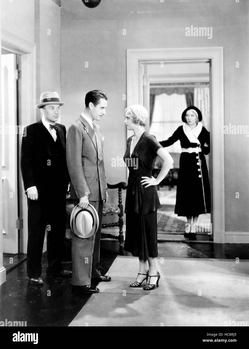 WEST OF BROADWAY, from left, El Brendel, John Gilbert, Lois Moran, Gwen ...