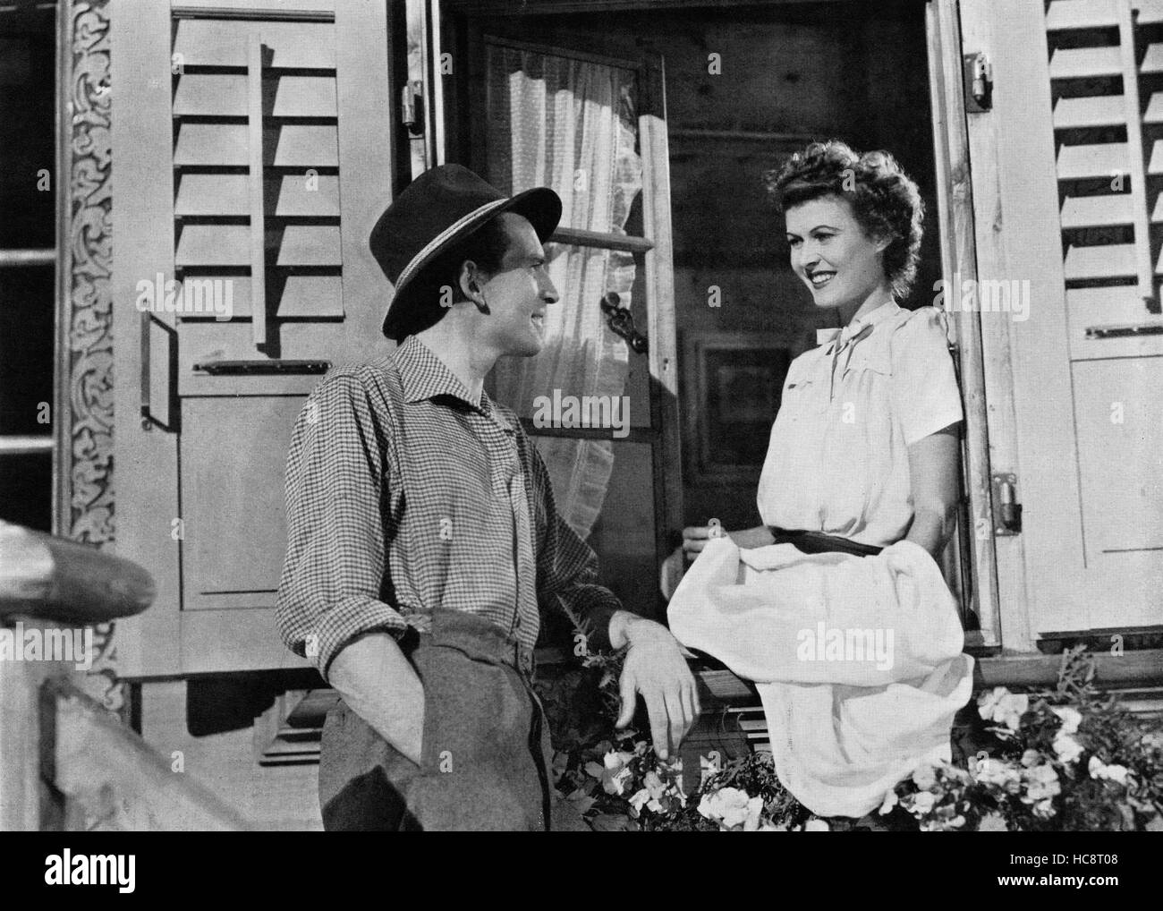 WHITE CRADLE INN, (aka HIGH FURY), from left: Michael Rennie, Anne ...