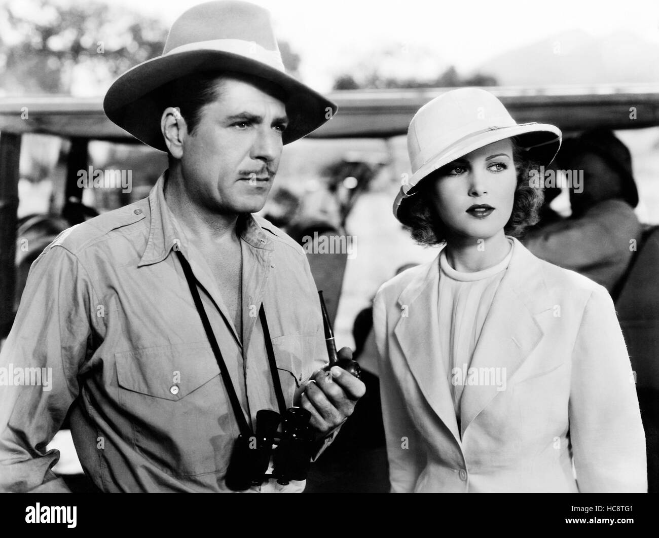 WHITE HUNTER, from left: Warner Baxter, June Lang, 1936. ©20th Century ...