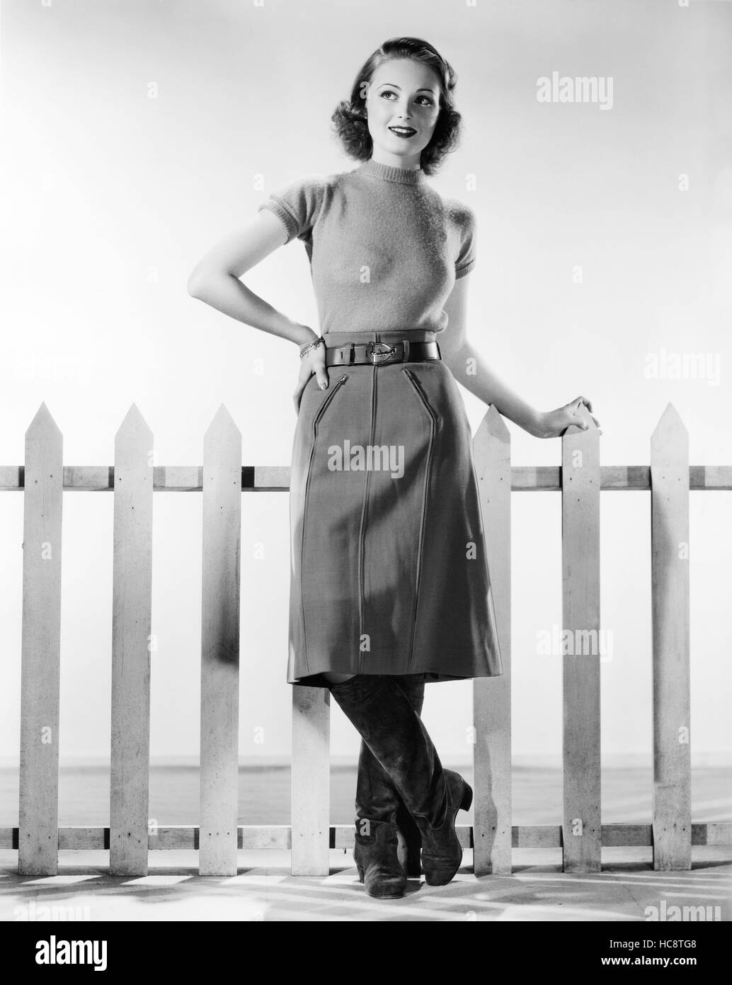 WHITE HUNTER, June Lang wearing a costume designed by Gwen Wakeling ...