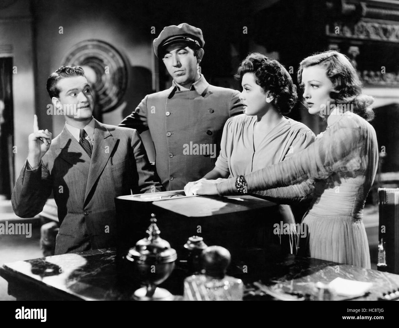 WHISTLING IN THE DARK, from left: Red Skelton, Rags Ragland, Ann ...