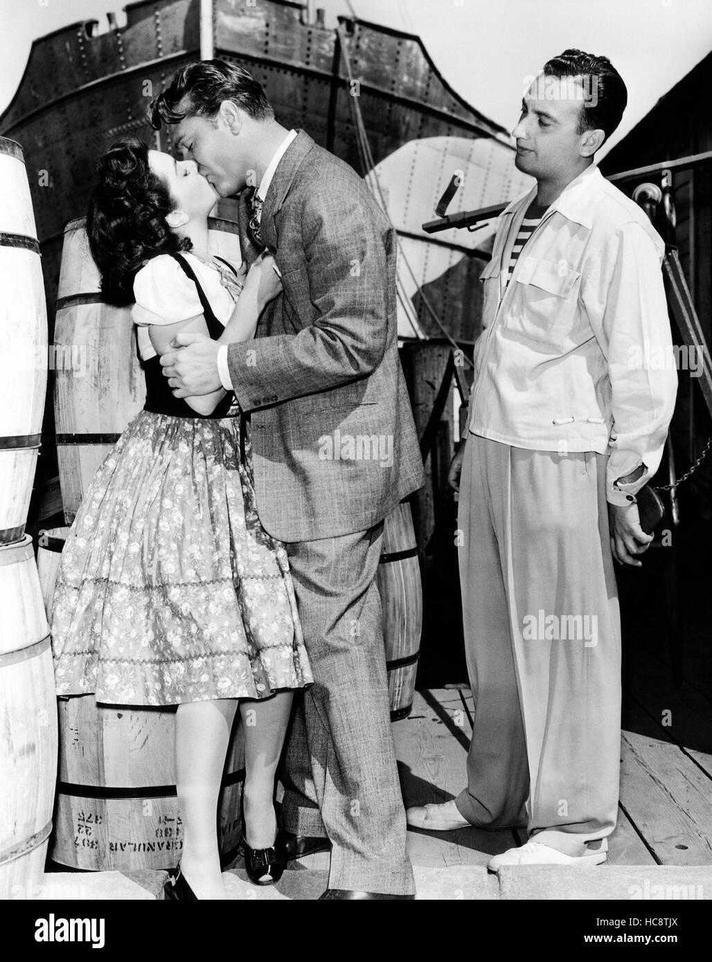 WHISTLING IN BROOKLYN, director S. Sylvan Simon (right) directing Ann ...