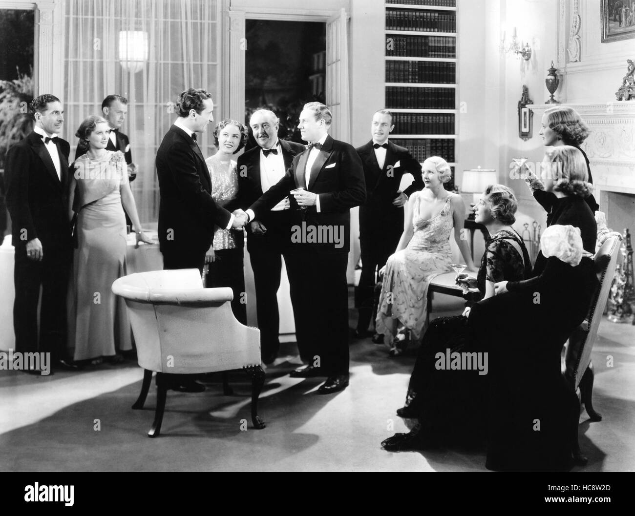 WHITE LIES, center from left: Victor Jory, Fay Wray, Walter Connolly ...