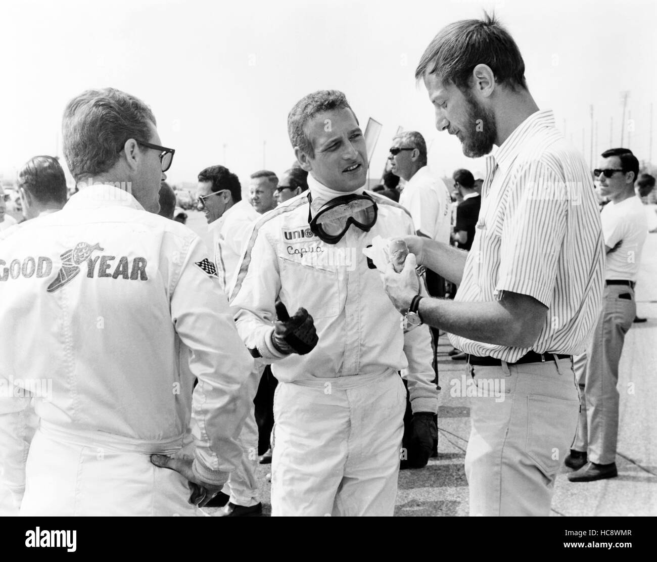 WINNING, Paul Newman, (center), director James Goldstone, (right), on ...