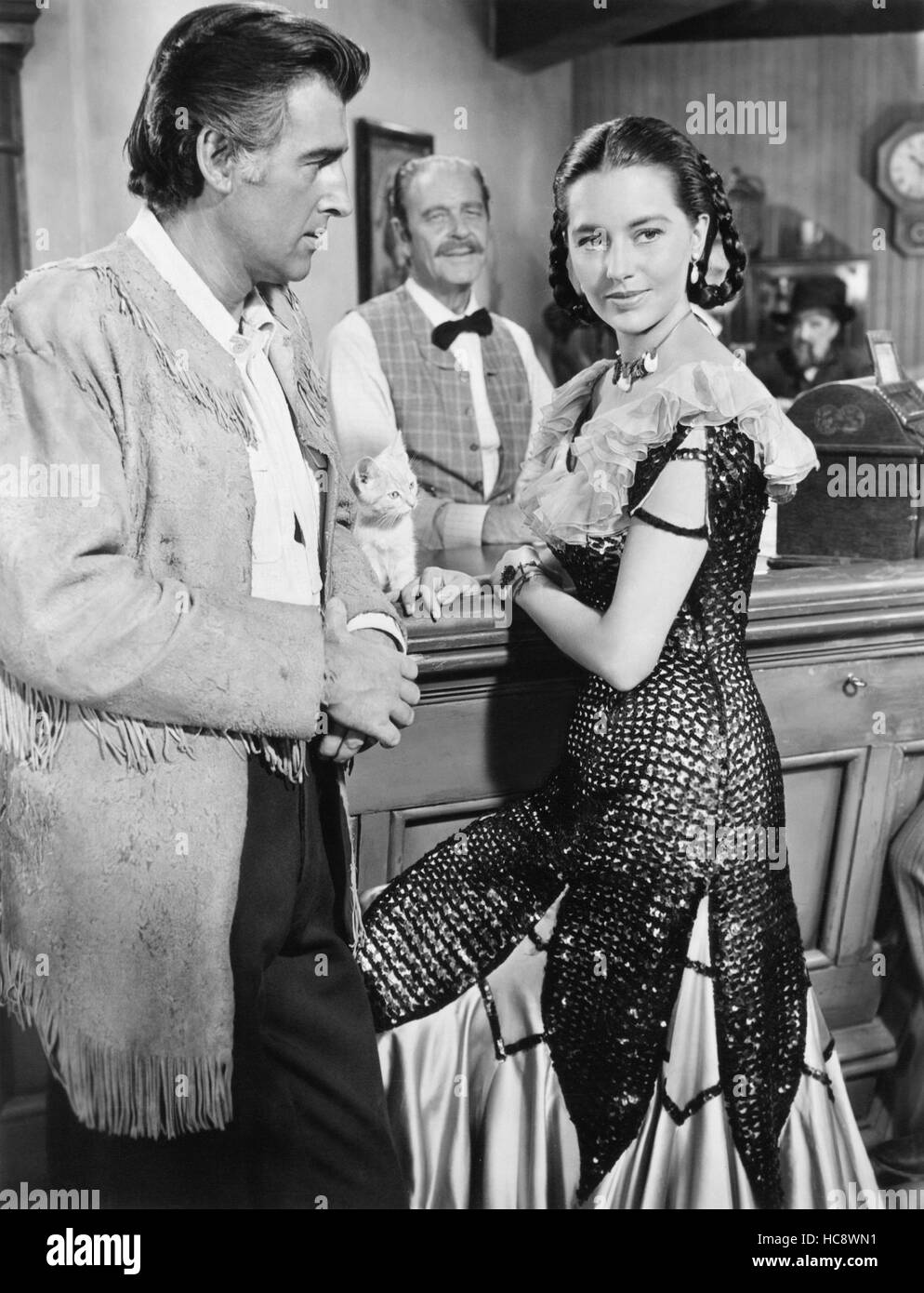 THE WILD NORTH, from left, Stewart Granger, G. Pat Collins, Cyd ...