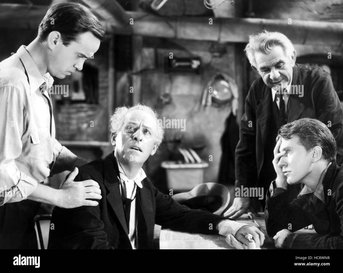 WINTERSET, Paul Guilfoyle, Maurice Moscovitch, Burgess Meredith, 1936 ...