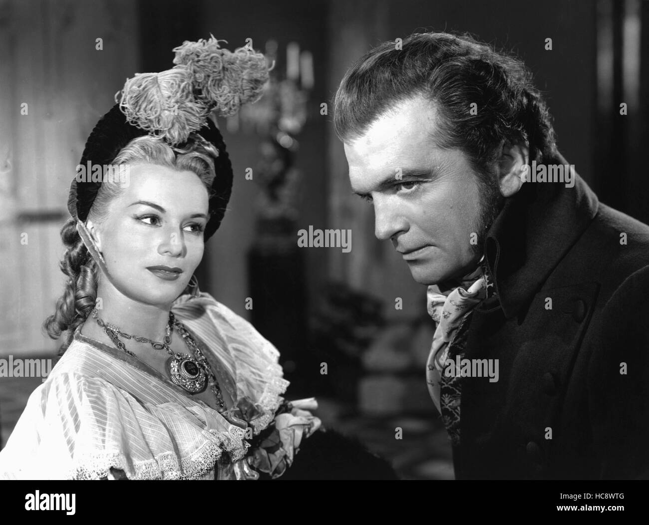 THE WIFE OF MONTE CRISTO, from left, Eva Gabor, John Loder, 1946 Stock ...