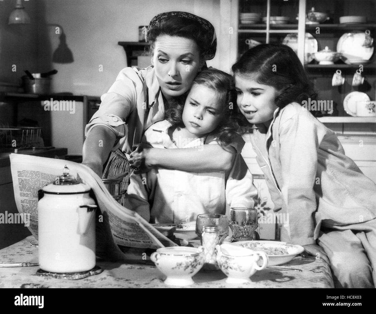 THE WINGS OF EAGLES, Maureen O'Hara, Mimi Gibson, Evelyn Rudie, 1957 ...