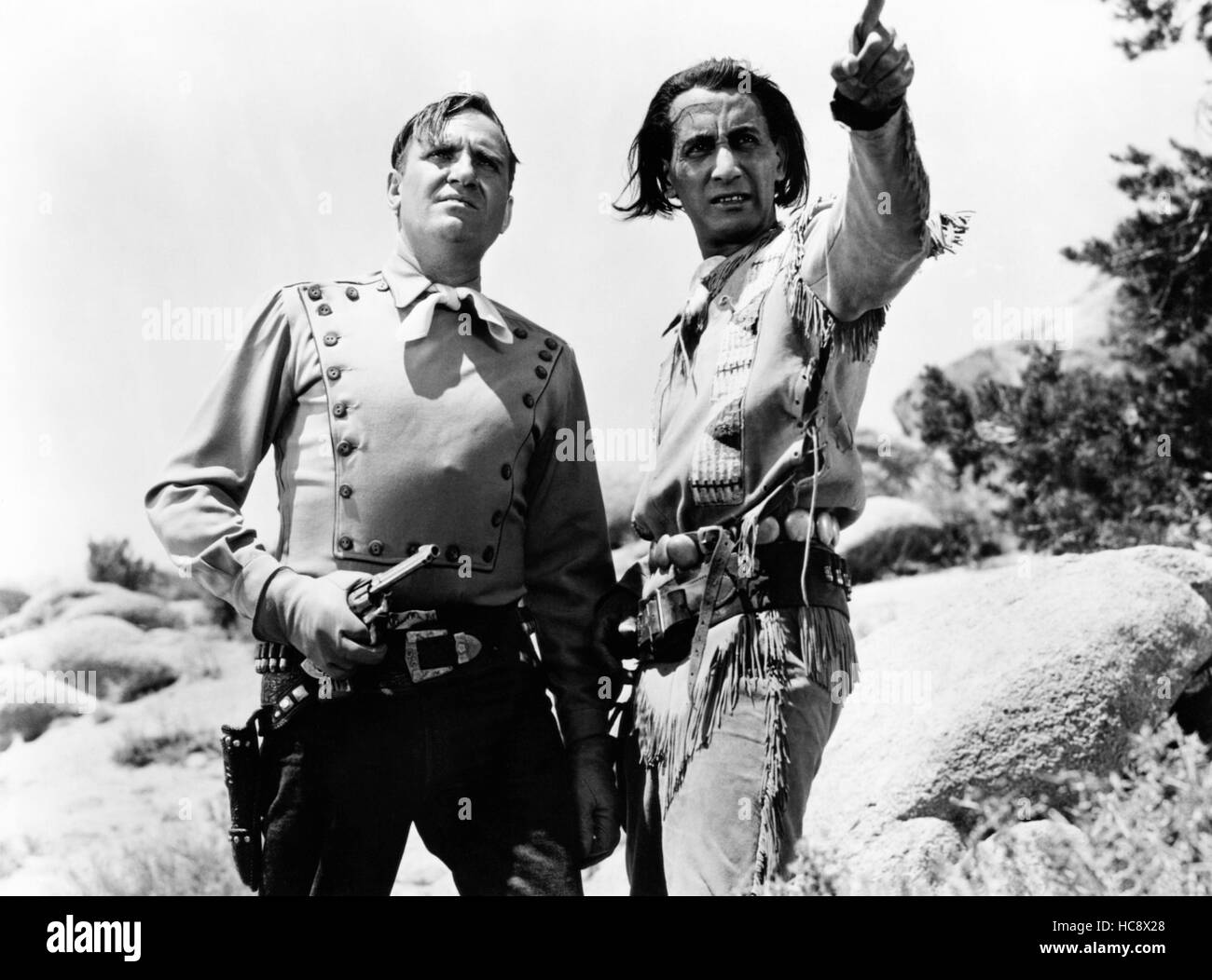 WINNING OF THE WEST, from left: Gene Autry, Charles Soldani, 1953 Stock ...