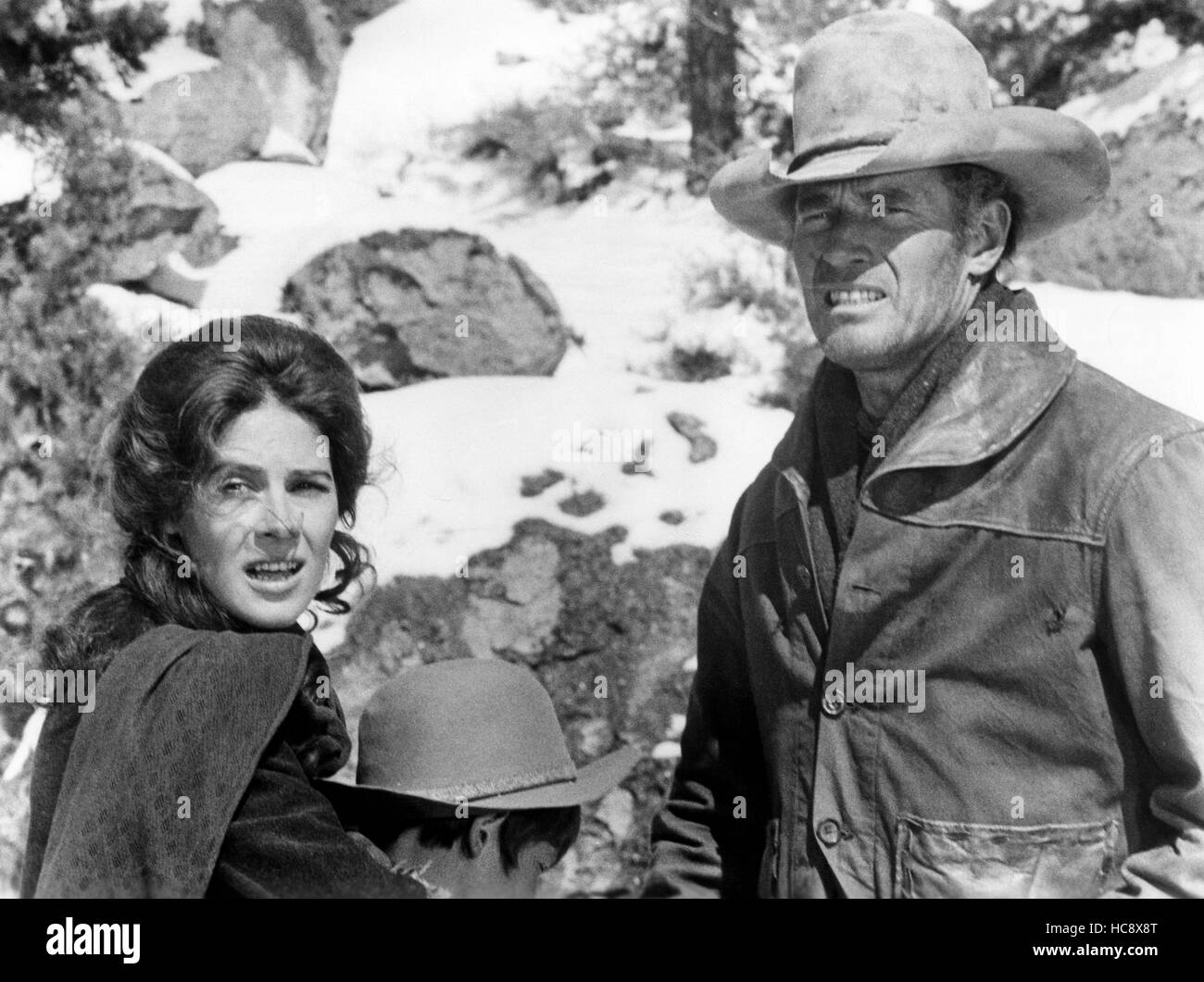 WILL PENNY, from left, Joan Hackett, Jon Francis, Charlton Heston, 1968 ...