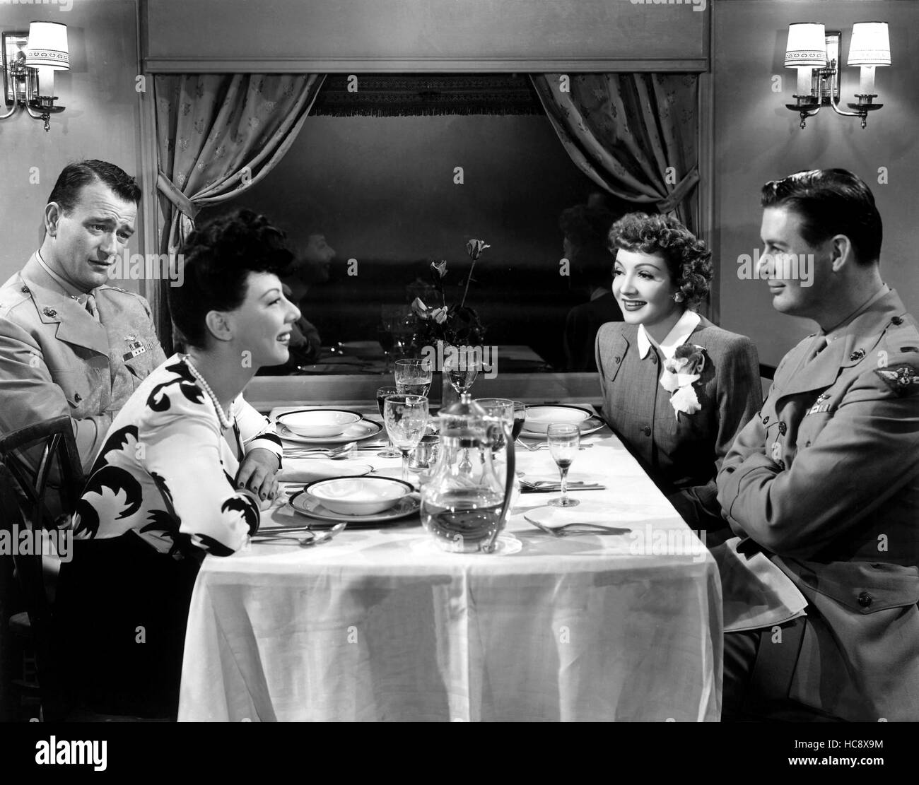 WITHOUT RESERVATIONS, Anne Triola, Don DeFore (front), John Wayne ...