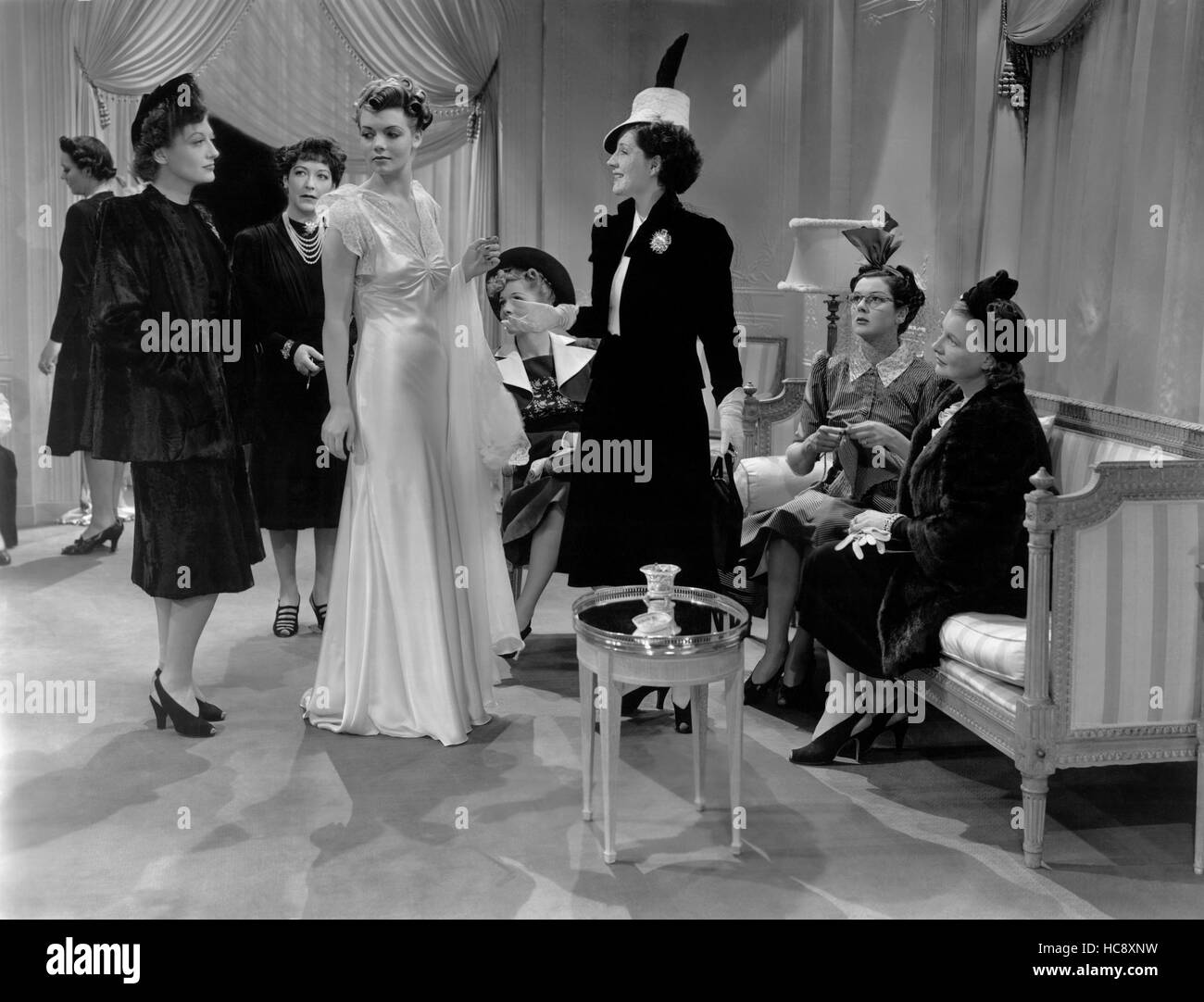 The Women Joan Crawford Norma Shearer Rosalind Russell 1939 Stock