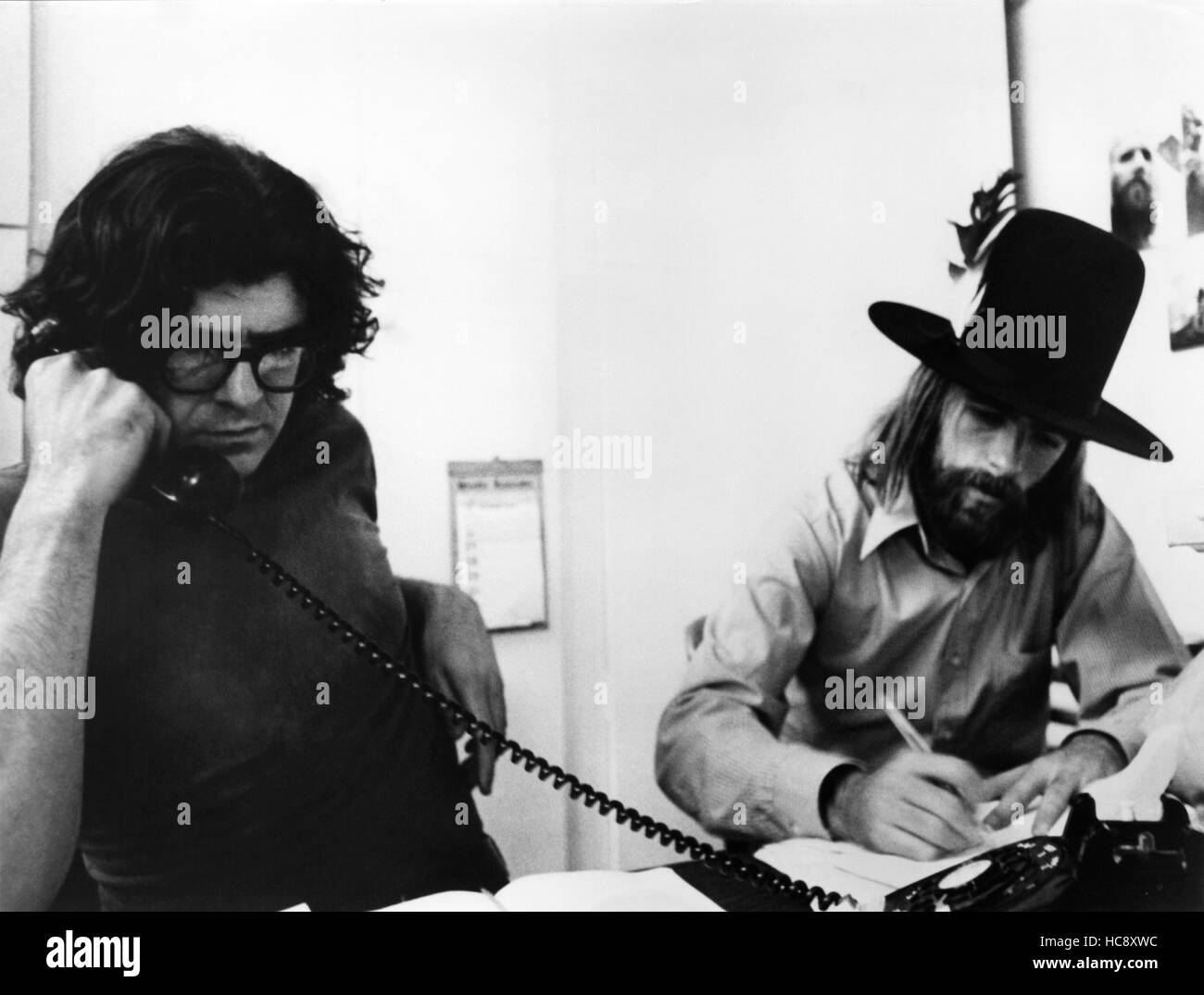WOODSTOCK, from left: producer Bob Maurice, director Michael Wadleigh ...