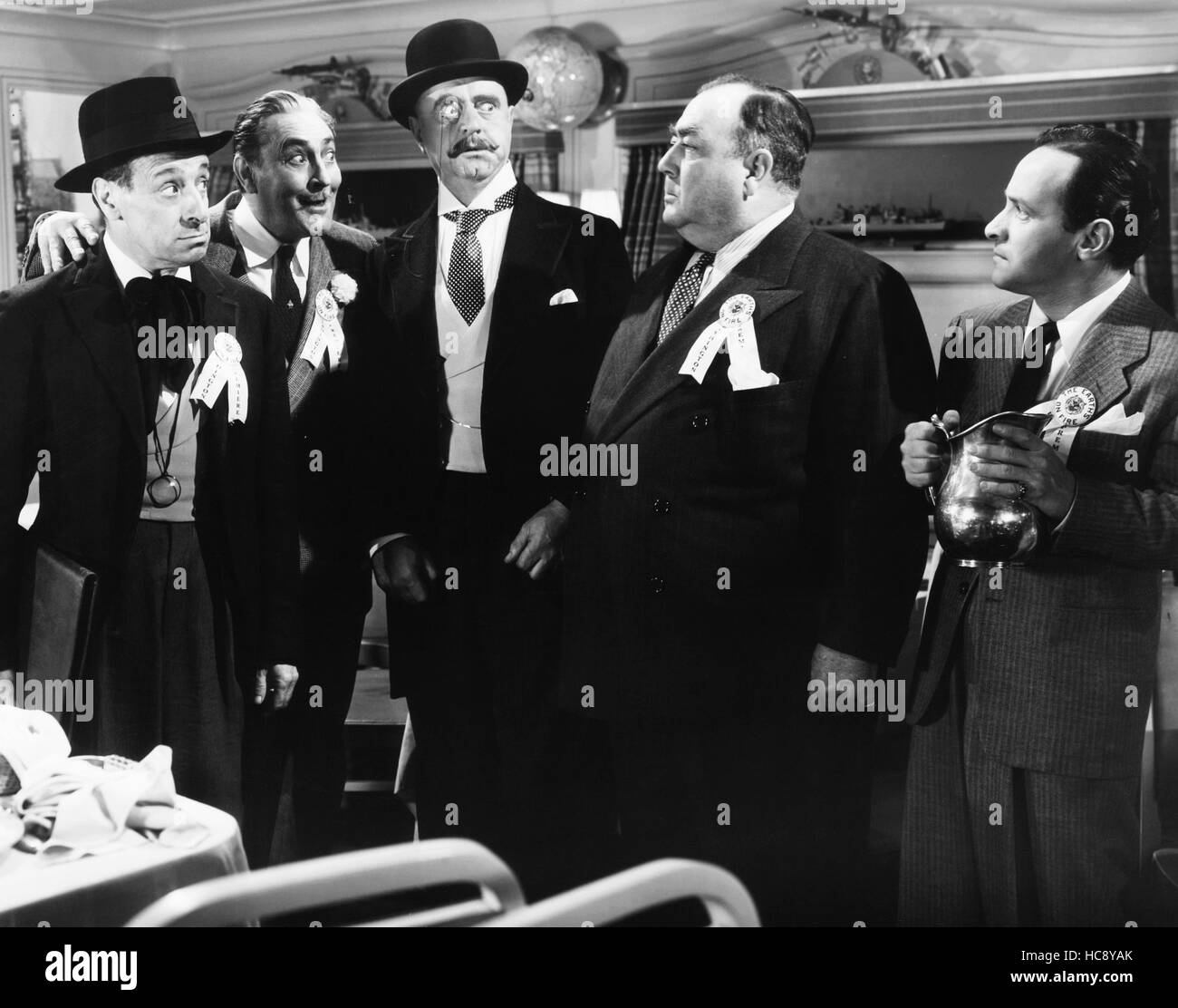 WORLD PREMIERE, from left: Luis Alberni, John Barrymore, Sig Ruman ...