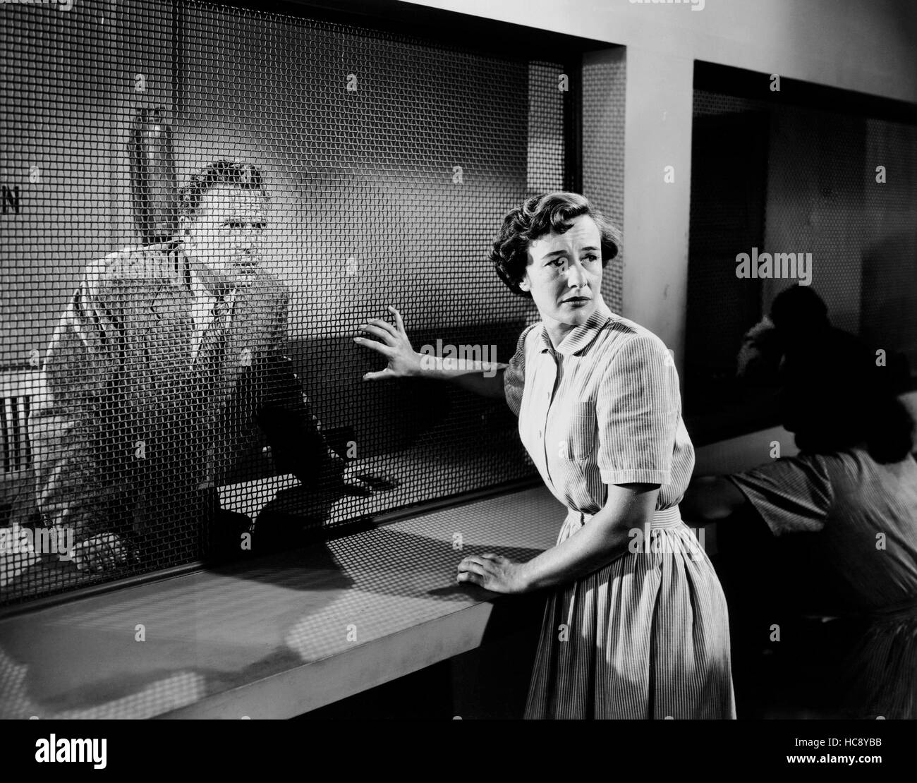 WOMEN'S PRISON, from left, Ross Elliott, Phyllis Thaxter, 1955 Stock ...