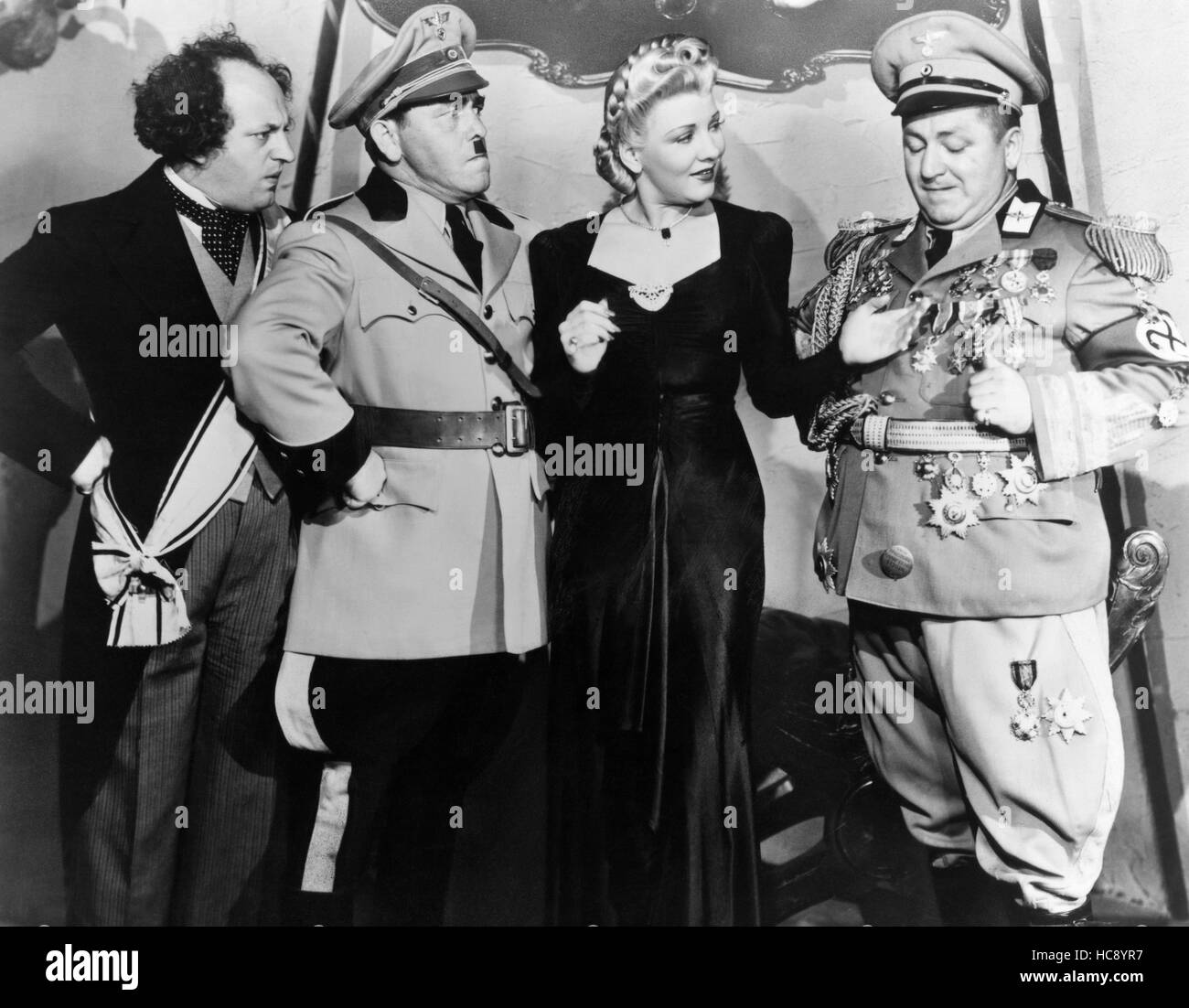 YOU NAZTY SPY, The Three Stooges, (Larry Fine, Moe Howard, Curly Howard ...