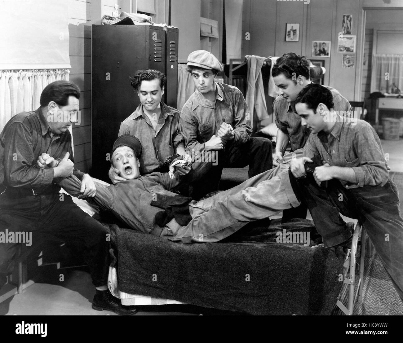 YOU'RE NOT SO TOUGH, from left, Arthur Loft, Huntz Hall, (on bed ...