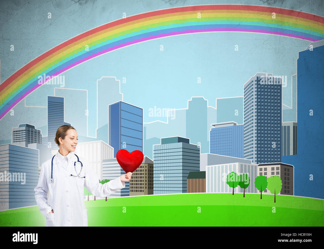 Check your heart health Stock Photo - Alamy