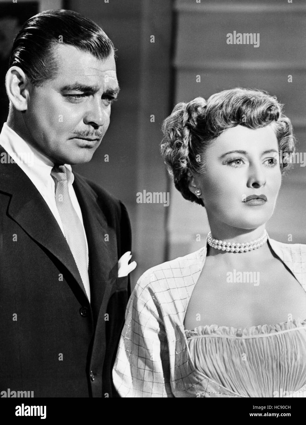 TO PLEASE A LADY, from left, Clark Gable, Barbara Stanwyck, 1950 Stock ...