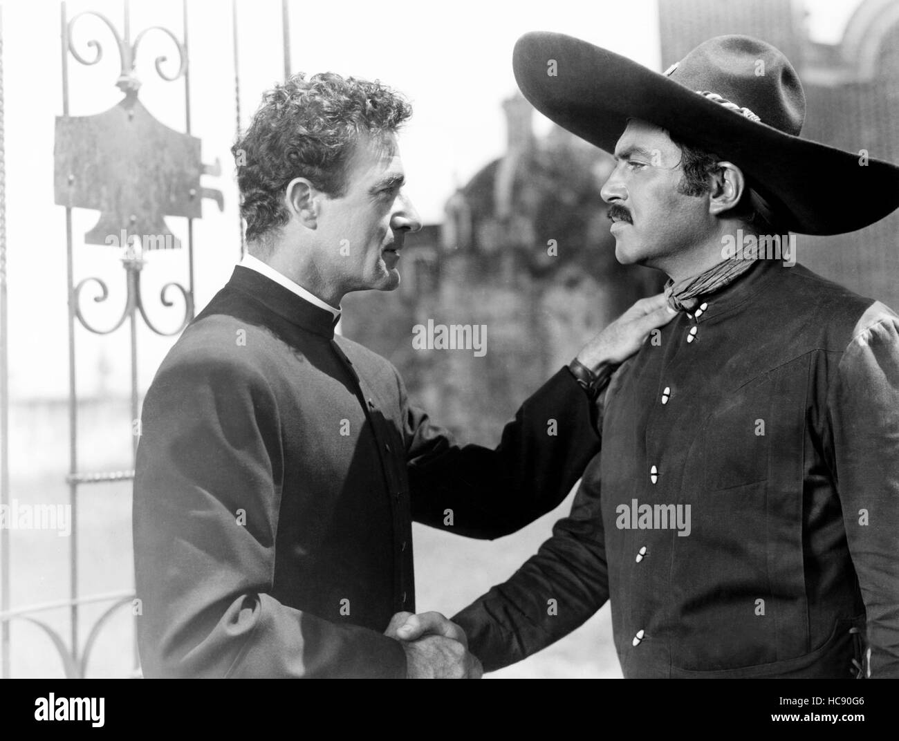THE TORCH, from left: Gilbert Roland, Pedro Armendariz, 1950 Stock ...