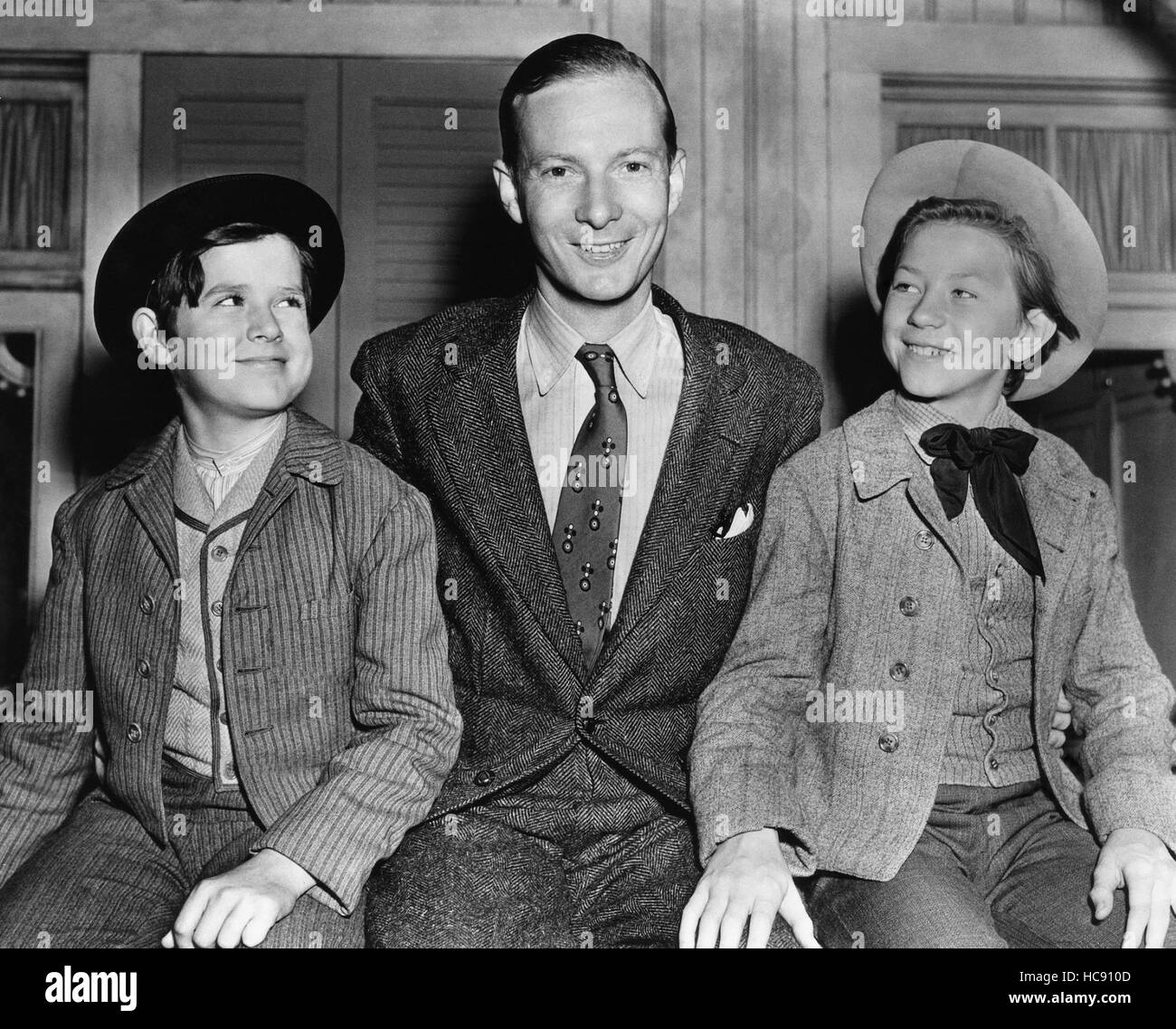 TOM SAWYER, DETECTIVE, former child star Wesley Barry (center) with ...