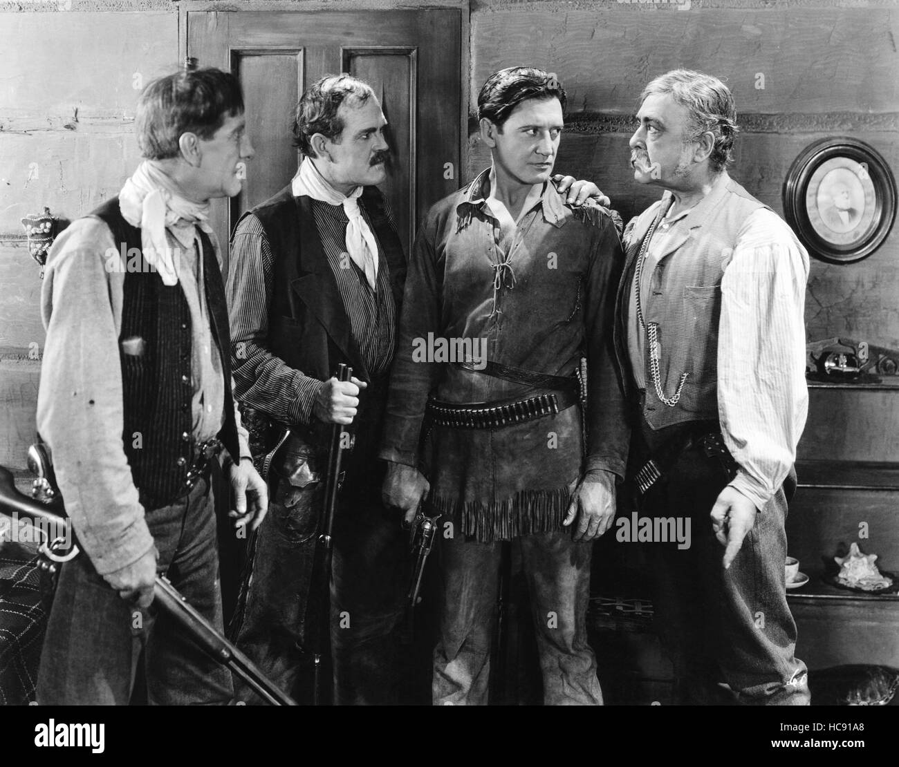 TO THE LAST MAN, from left: Frank Campeau, Guy Oliver, Richard Dix ...
