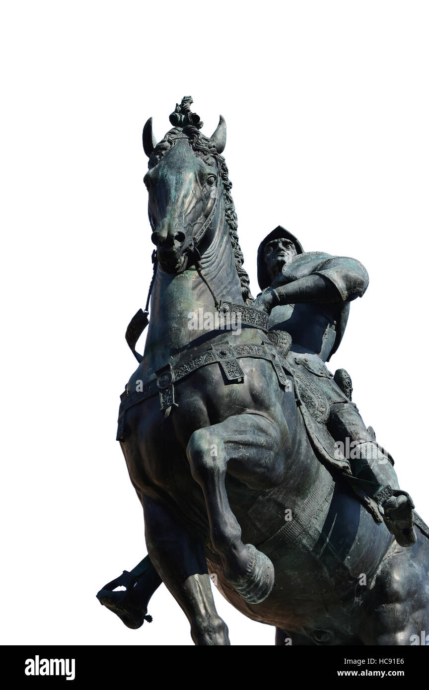 Bartolomeo Colleoni, a powerful italian soldier of fortune, equestrian ...