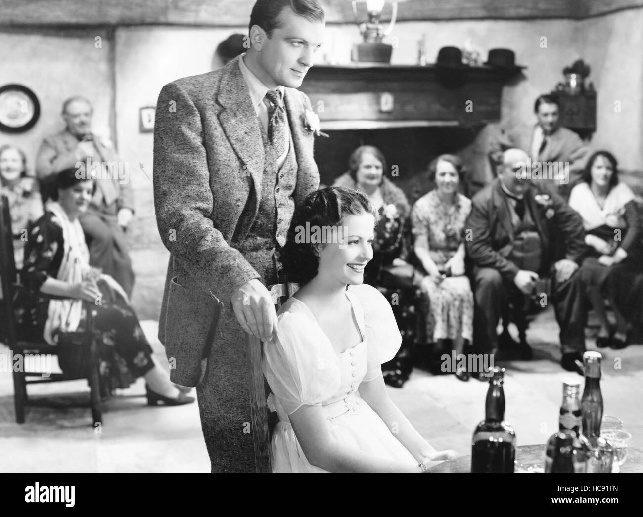 TO THE VICTOR, (aka OWD BOB), front from left: John Loder, Margaret ...