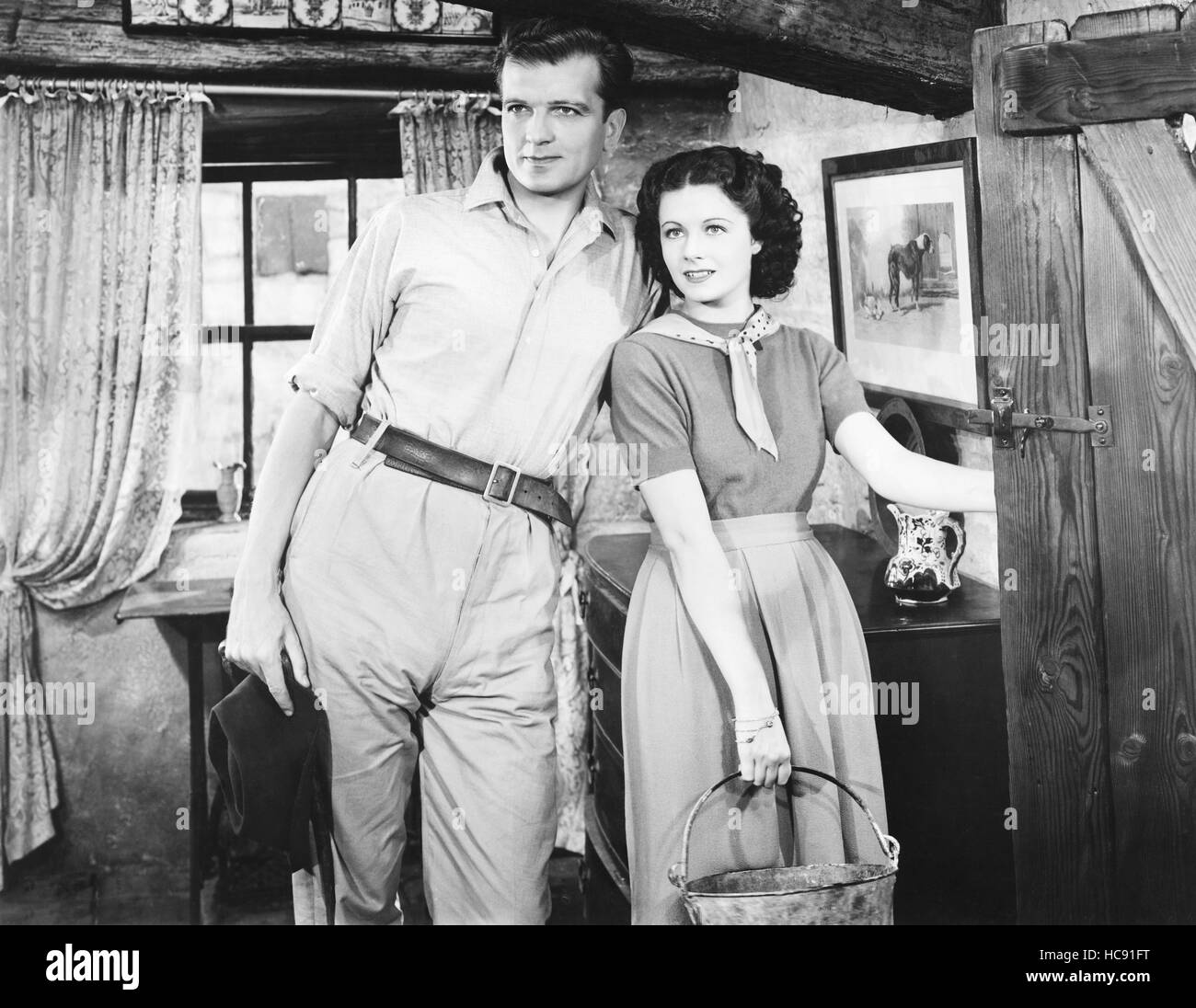 TO THE VICTOR, (aka OWD BOB), from left: John Loder, Margaret Lockwood ...