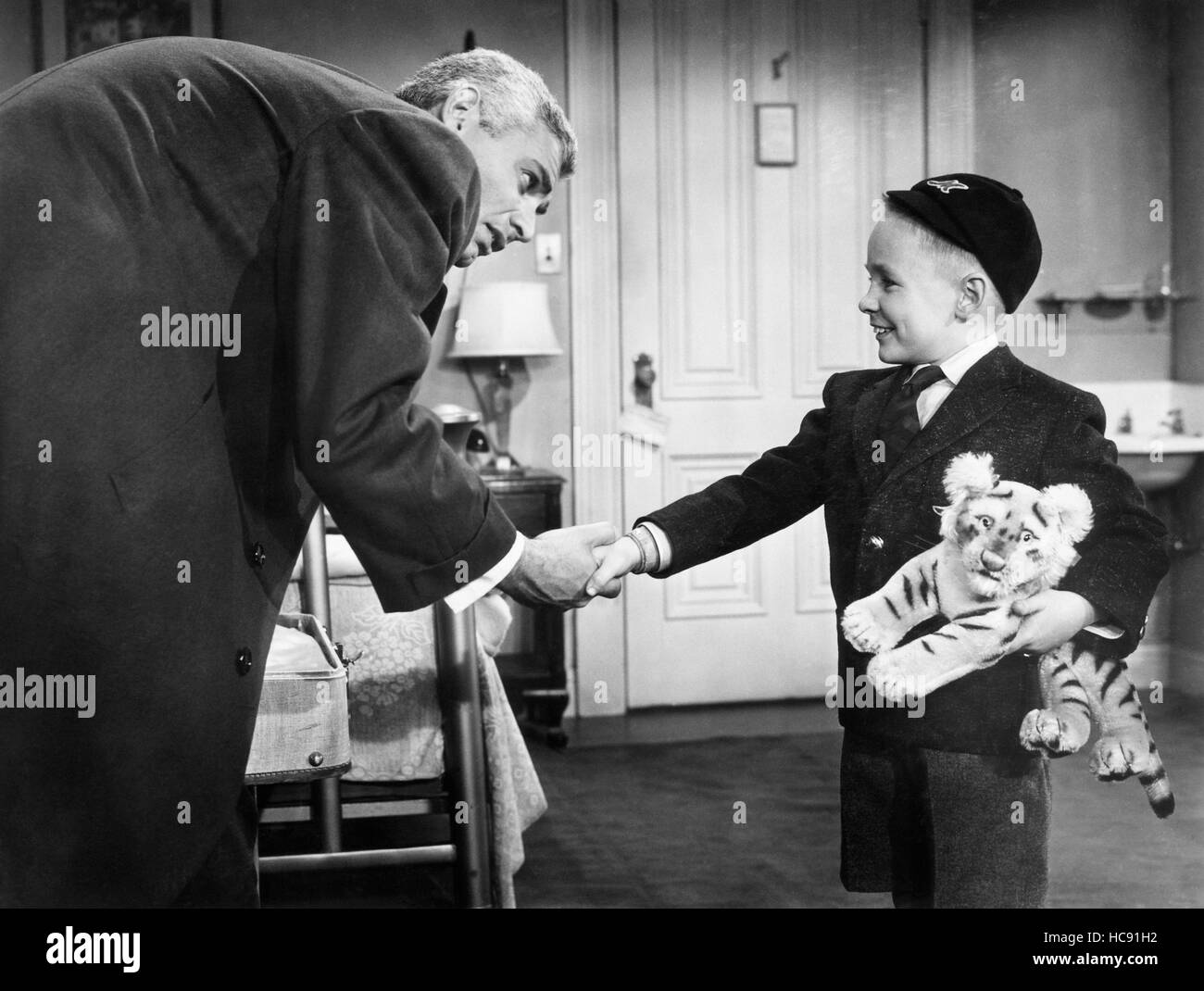 THE TOY TIGER, Jeff Chandler, Tim Hovey, 1956 Stock Photo - Alamy