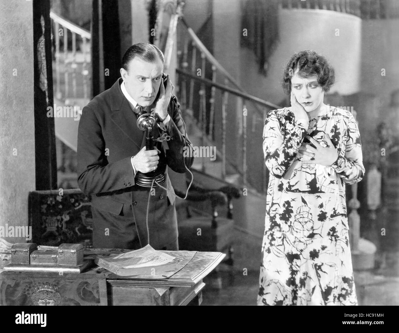 THE UNKNOWN LOVER, from left: Frank Mayo, Elsie Ferguson, 1925 Stock ...