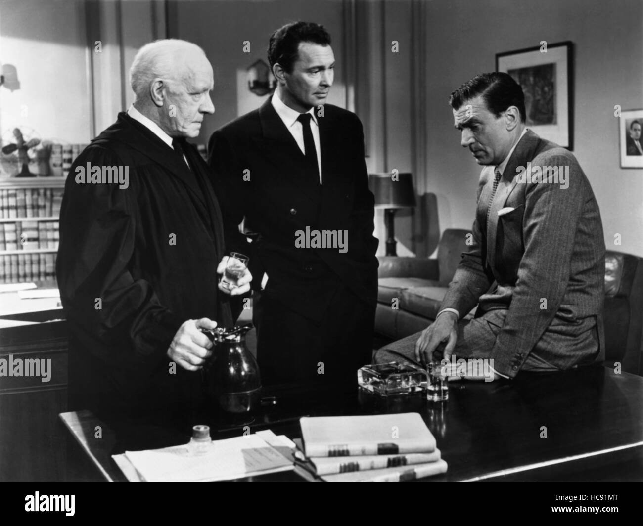 THE UNKNOWN MAN, from, left, Lewis Stone, Barry Sullivan, Walter ...