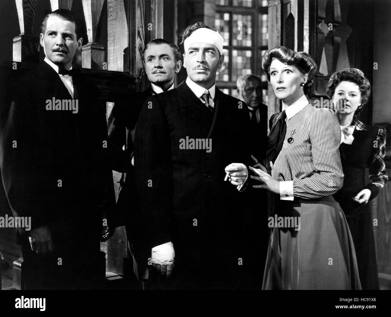 THE UNDYING MONSTER, James Ellison, Bramwell Fletcher, John Howard ...