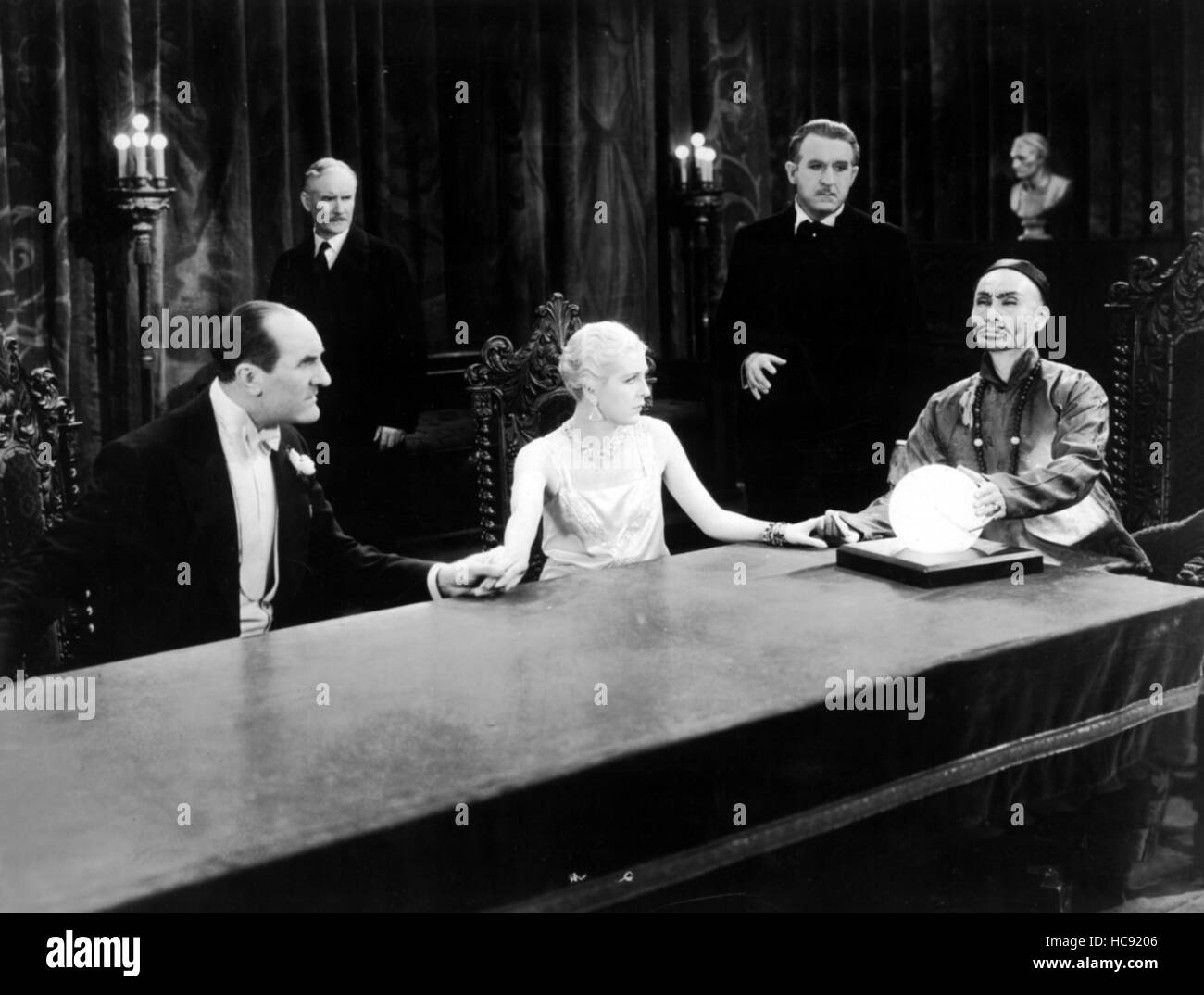 Crystal ball hands Black and White Stock Photos & Images - Alamy