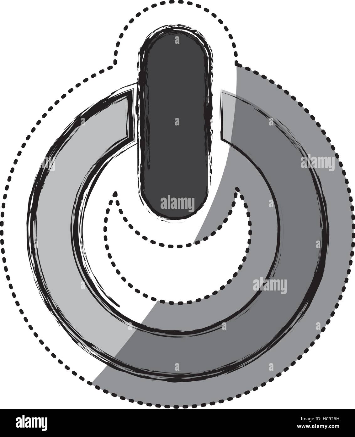 power button symbol isolated icon vector illustration design Stock ...