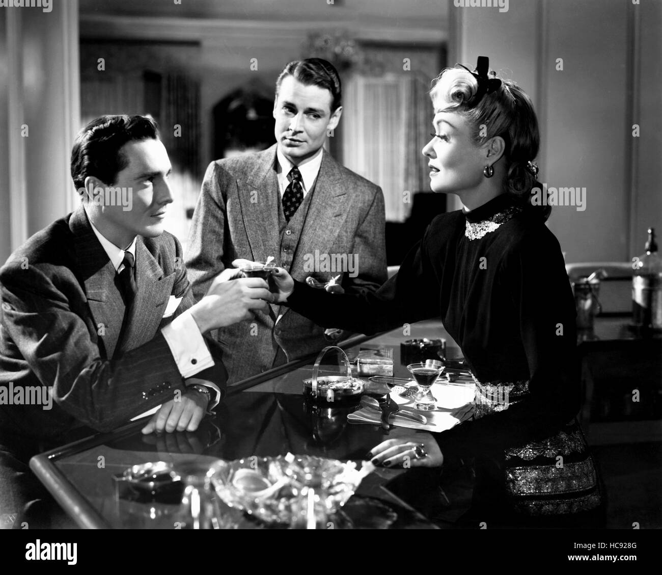 THE UNSUSPECTED, from left, Hurd Hatfield, Michael North, (aka Ted ...