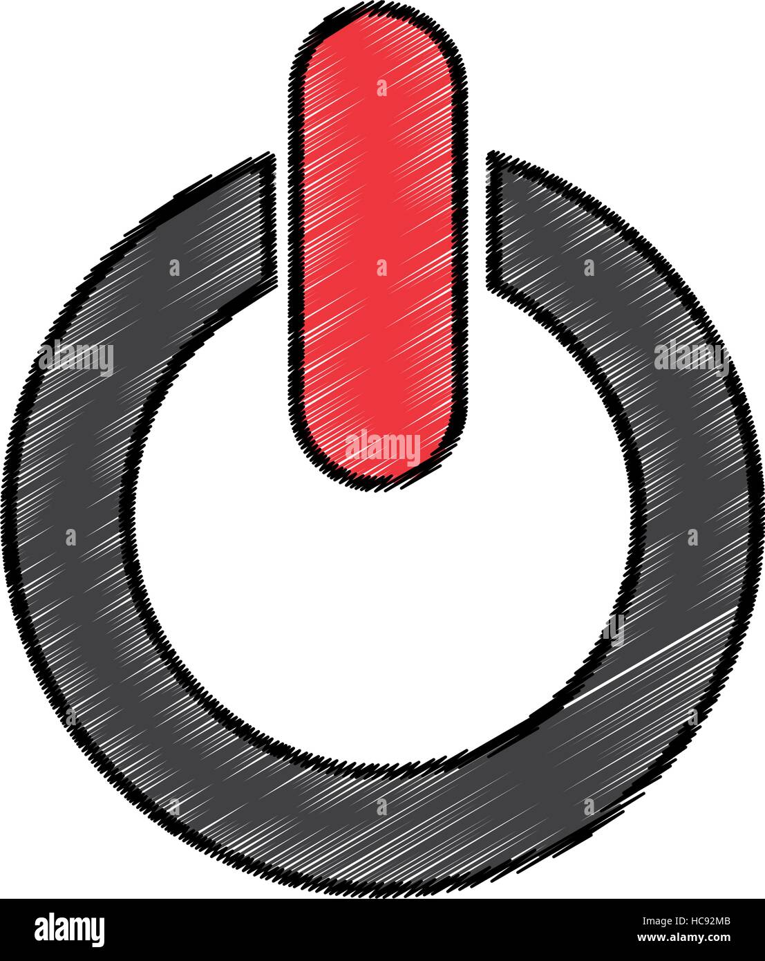 power button symbol isolated icon vector illustration design Stock ...