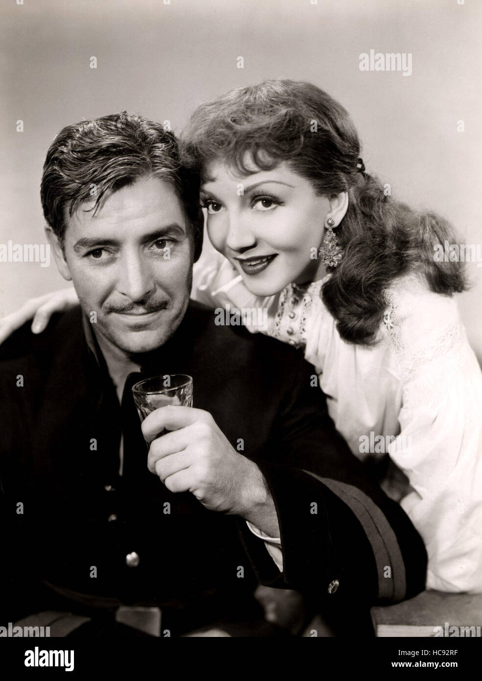 UNDER TWO FLAGS, Ronald Colman, Claudette Colbert, 1936 Stock Photo - Alamy